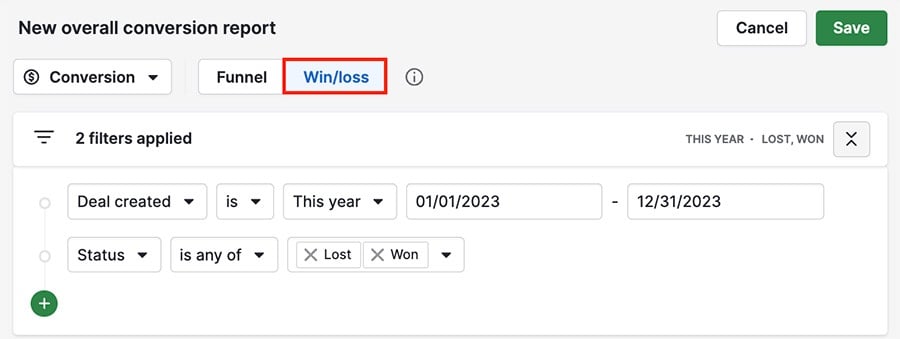 Insights reports: deal conversion - Knowledge Base | Pipedrive